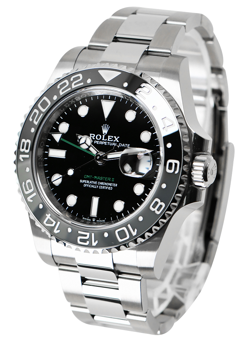 126710GRNR Rolex GMT-Master II Steel | Rostovsky Watches